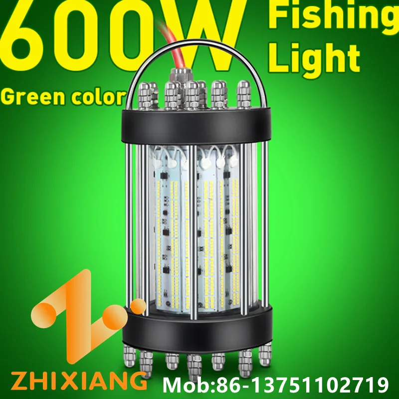 600W-High-power-submersible-underwater-green-led-fishing-light-led ...