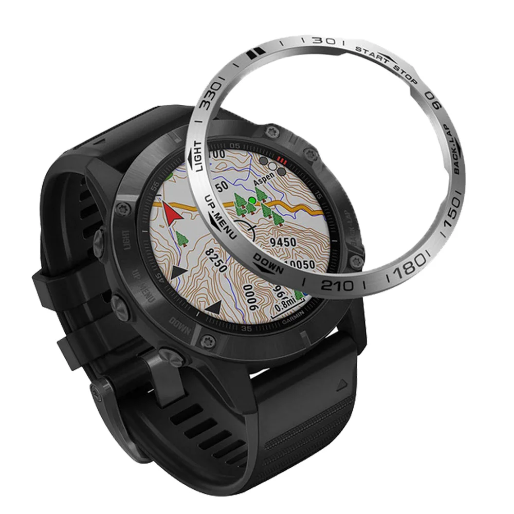 Anillo-de-bisel-para-Garmin-Fenix-5-5Plus-6-6X-Pro-6X-Sapphire-Smart ...