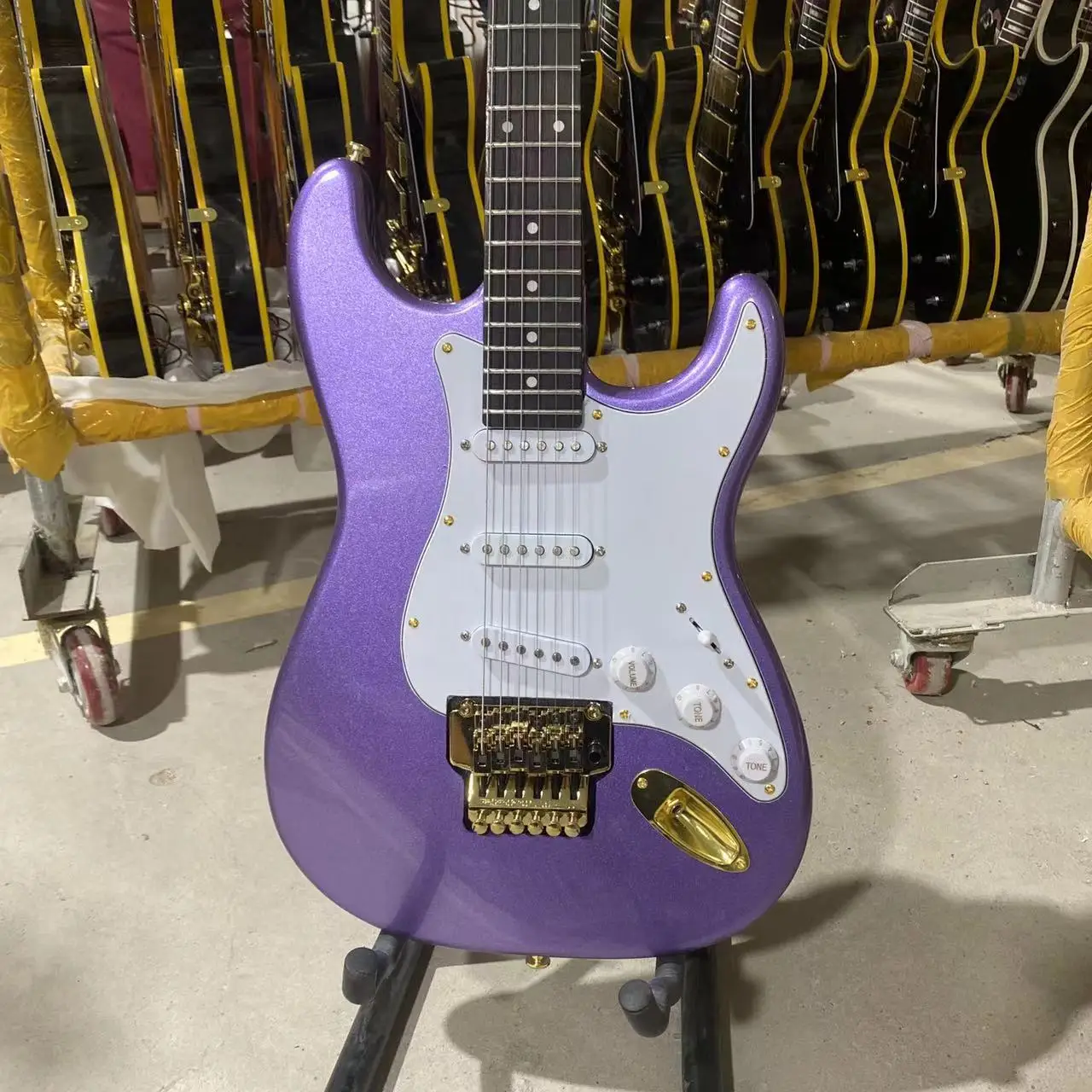 Dark Purple Electric Guitar