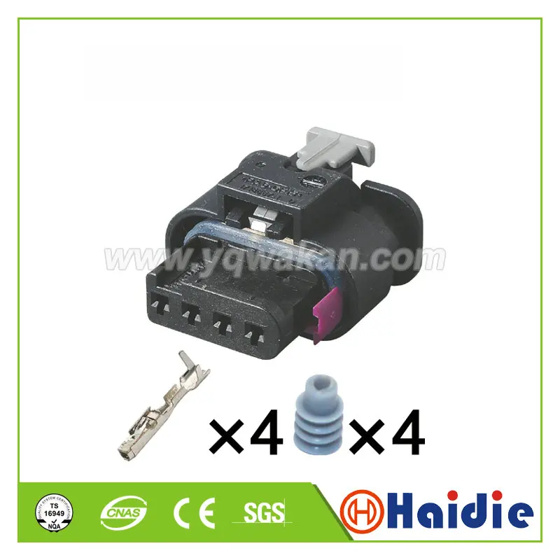 2sets 4pin Auto wire harness connector 4H0 973 704 waterpfoof connector ...
