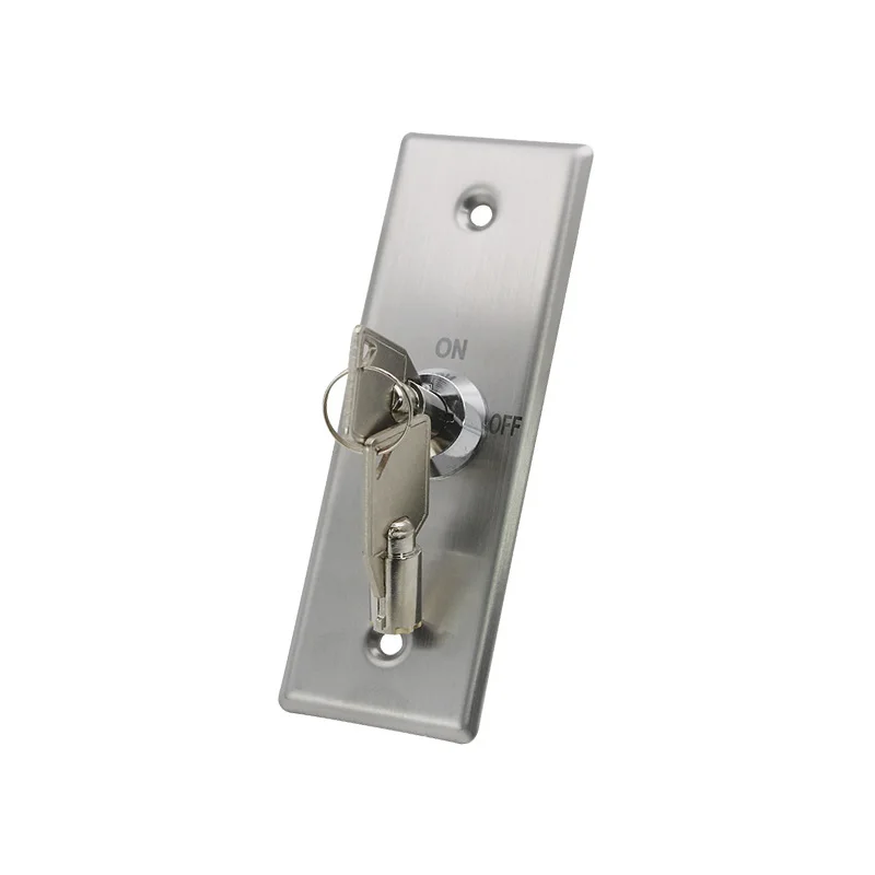 Slim Narraw electrical key switch emergency door release 304 stainless ...