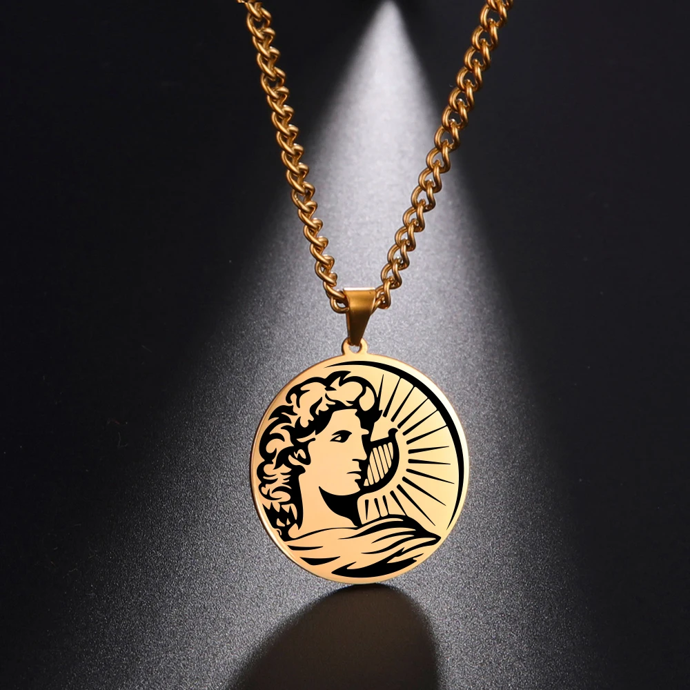 Fishhook-Greek-Mythology-APOLLO-Necklace-God-King-Of-Sun-Hope-Chain ...