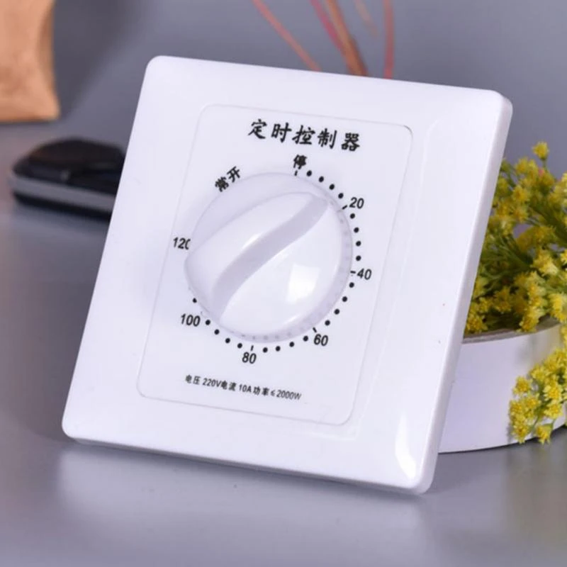 Mechanical Timer Switch Ac 220v 30/60/120 Minutes Intelligent Timer ...