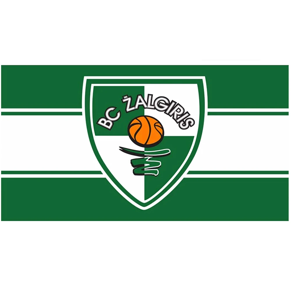 2x3ft/3x5ft/4x6ft Lithuania BC Zalgiris Flag|Flags, Banners ...