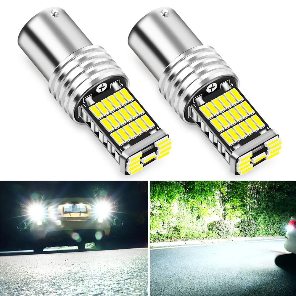 2pcs P21W 1156 BA15S LED Bulbs Car Reverse Light for Land Rover A9 ...