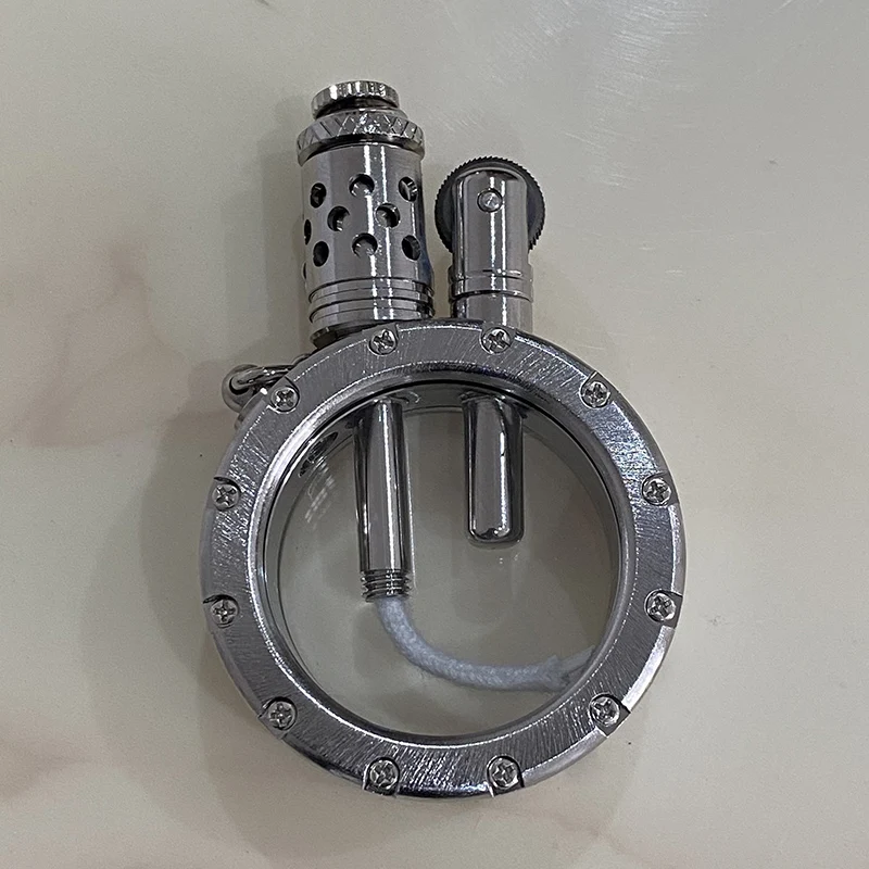 Art & Collectibles Tobacciana Lighters Transparent Visible Oil Tank ...