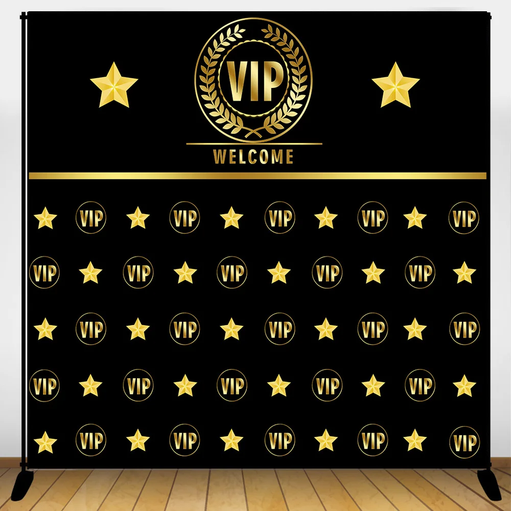 MOCSICKA-VIP-Birthday-Party-Backdrop-Birthday-Step-and-Repeat-VIP ...