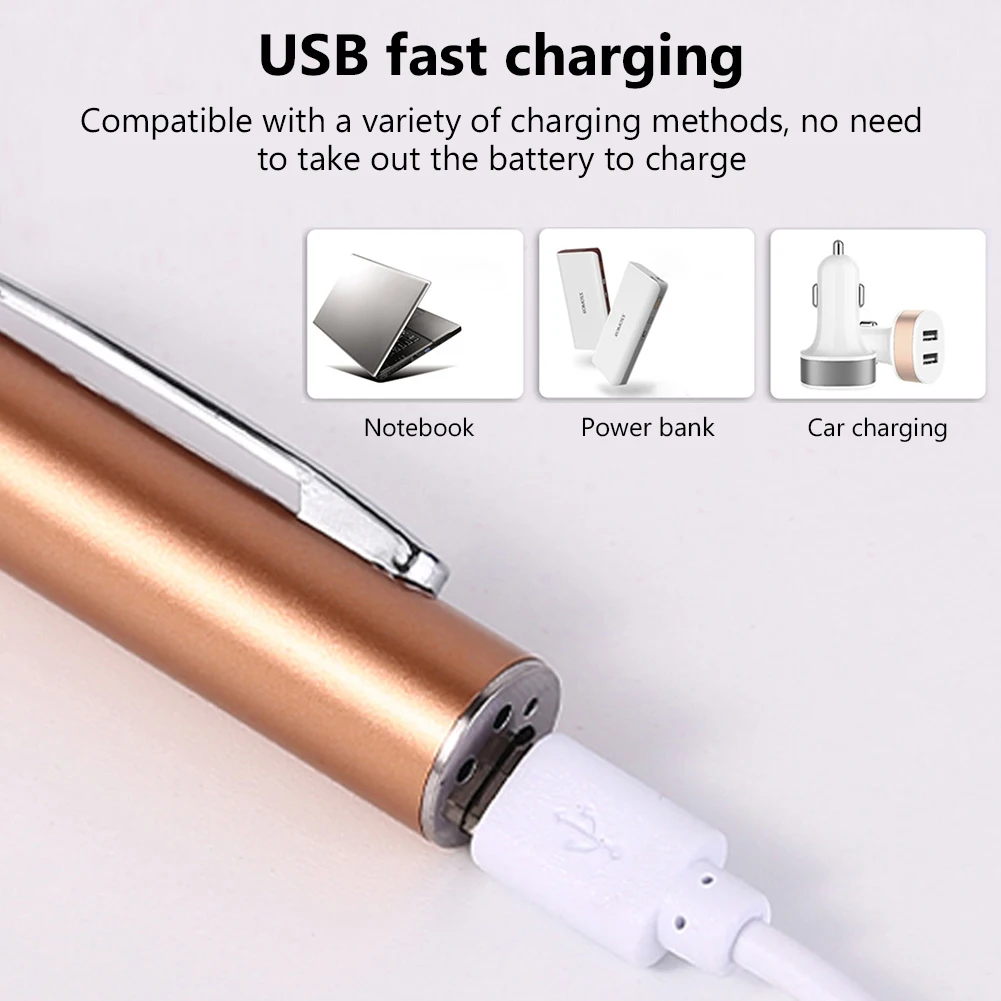 365 UV Veterinary Wood Lamp Pet Fungus Detection Waterproof Flashlight ...