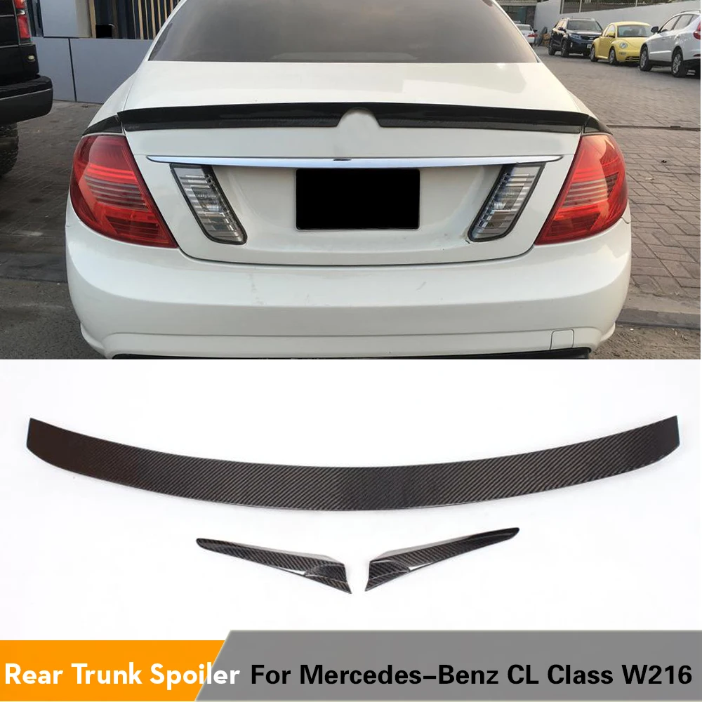 Carbon Fiber Rear Trunk Spoiler Lip For Mercedes-benz Cl-class Cl500 ...