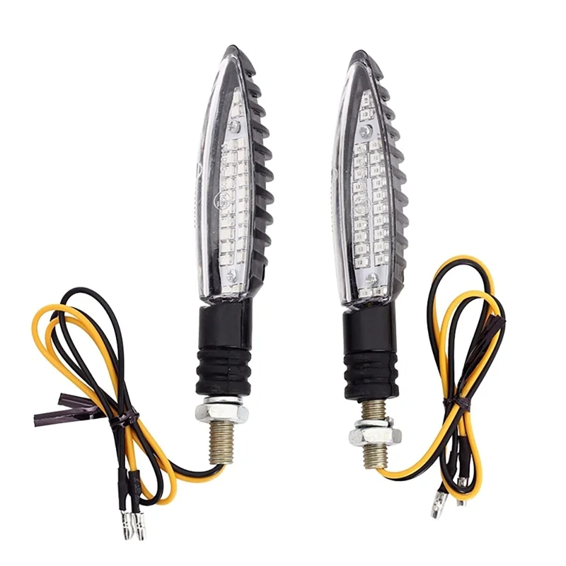 Motorcycle Turn Signal LED Light E24 Flowing Water Blinker Flashing ...