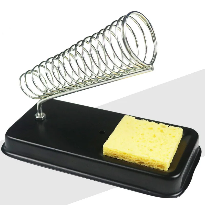 1PCS Metal Iron Solid Metal Base Soldering Iron Bracket Stand Holder ...