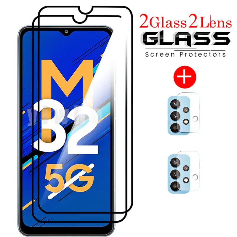 Vidro temperado para samsung m32 5g vidro câmera lente protetor de tela ...