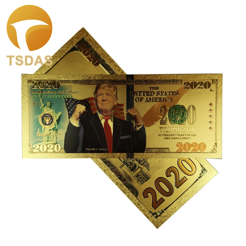 10Pcs/Lot Nice America Trump Banknotes President 2020 Bills Banknote In ...