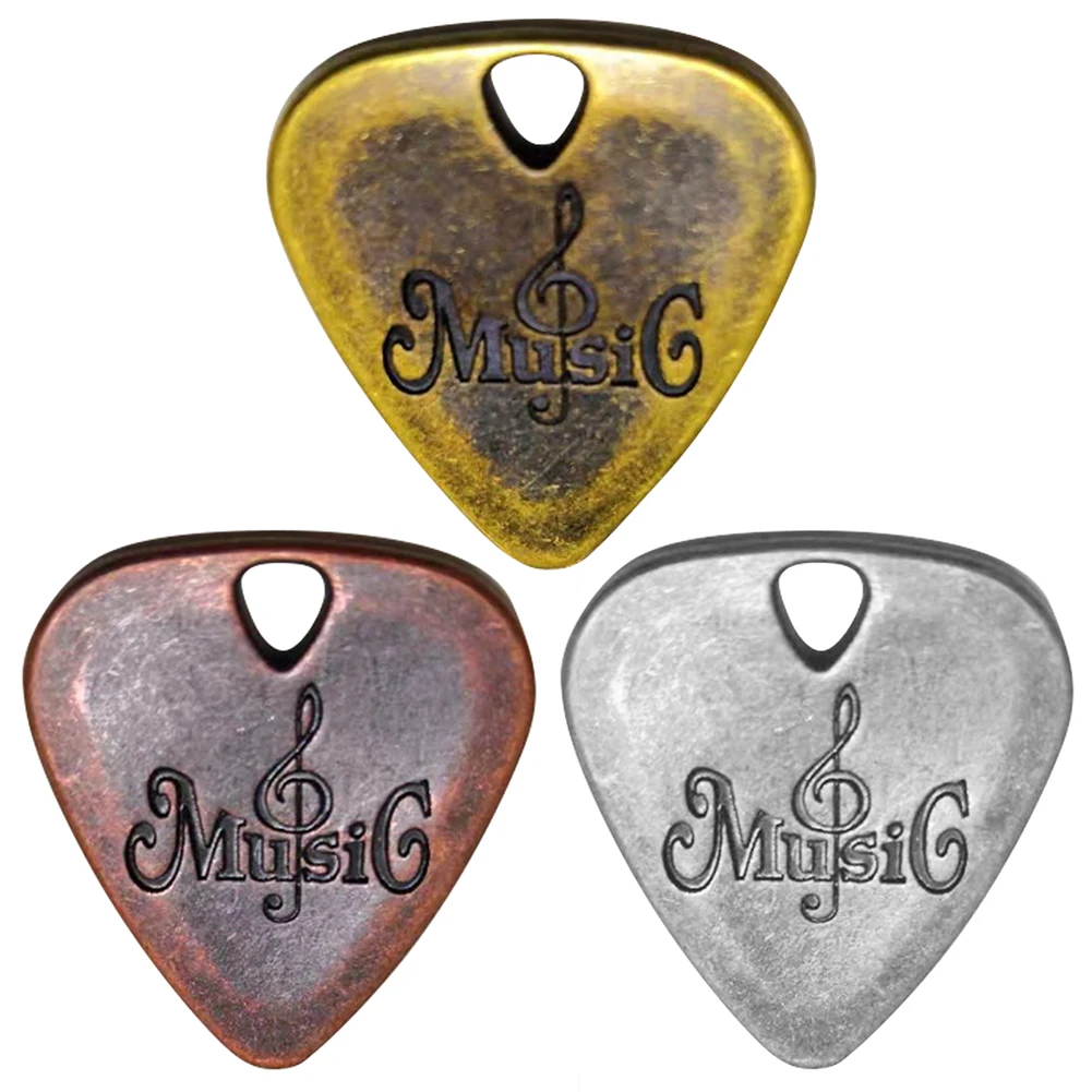 Metal-Guitar-Pick-Zinc-Alloy-Pick-Plectrum-for-Electric-Guitar-Musical ...