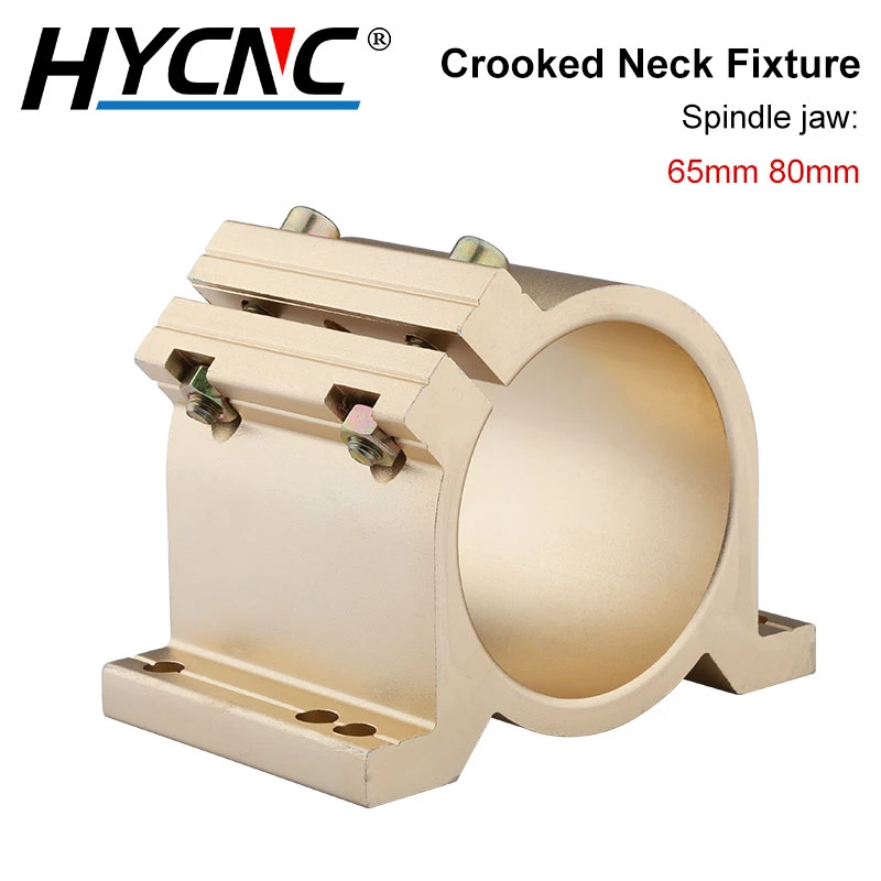Cnc Spindle Fixture 65mm/80mm Mounting Bracket Wrong Neck Bracket For 0 ...