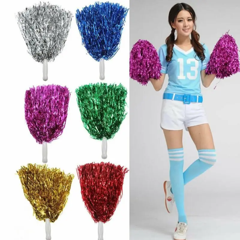 Pompones de animadora para niñas, decoración para fiesta de baile, Club ...