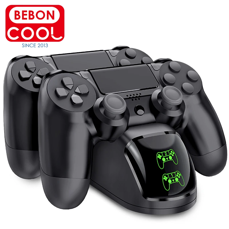 플레이 스테이션 4ps4 슬림프로 조이스틱 컨트롤러 용 Usb 컨트롤러 충전 스테이션 도크가있는 Ps4 컨트롤러 충전기