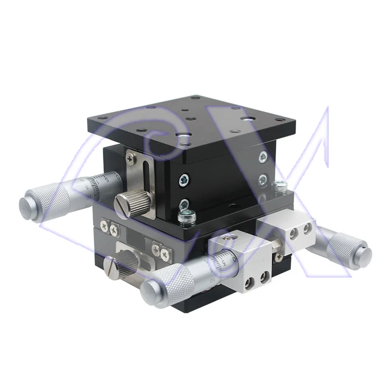 Xyz Axis Displacement Platform Three-axis Manual Fine-tuning Lifting ...