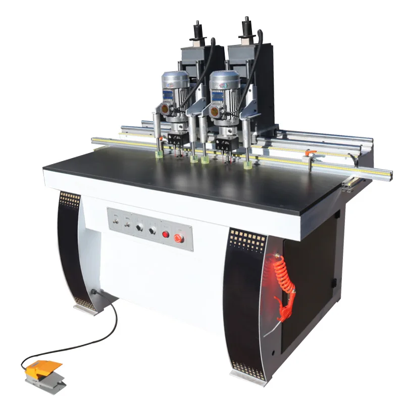 Horizontal-Semi-Automatic-Multi-Head-Wood-Boring-Machine-Hinge-Drilling ...