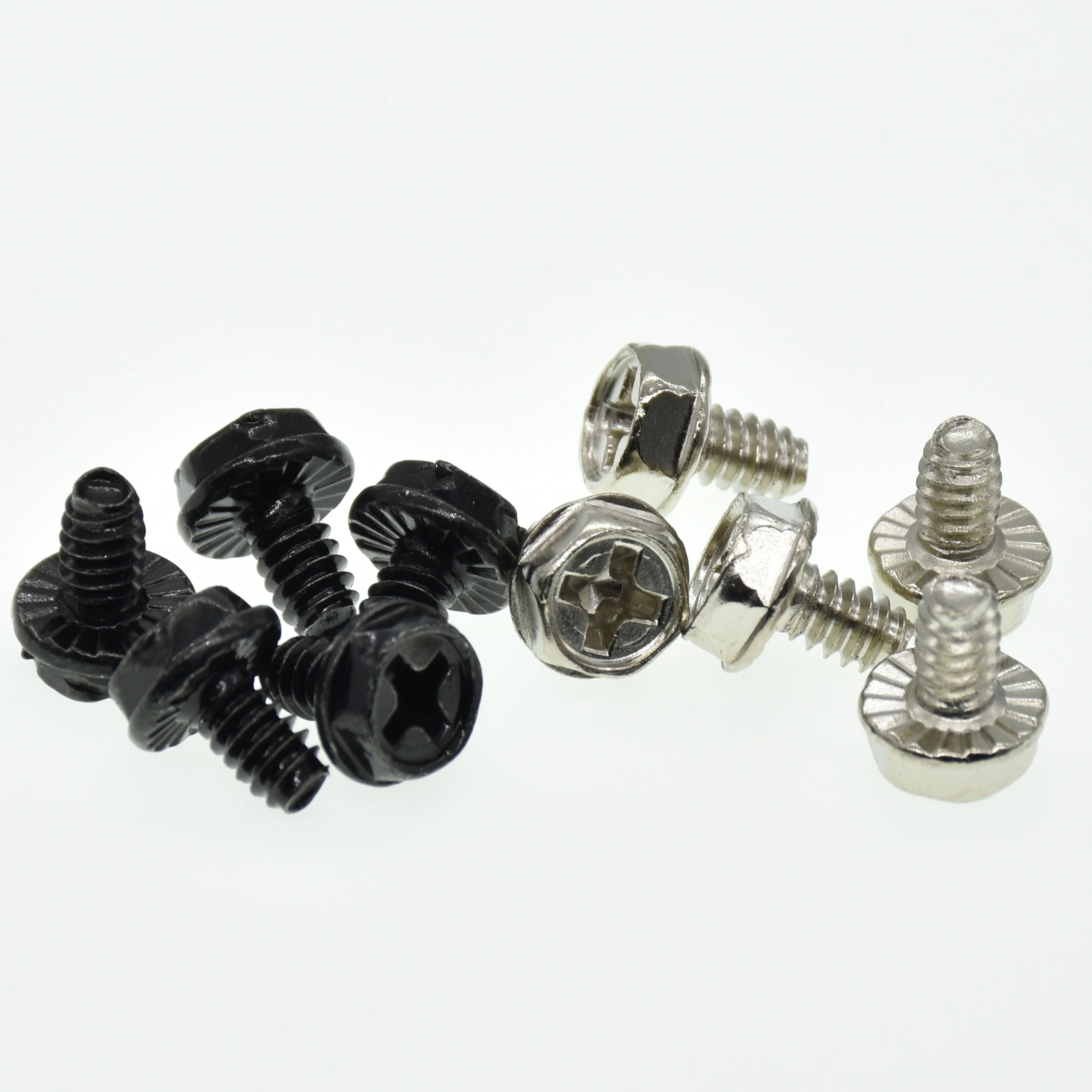 50Pcs 6 32*6 Thread Teeth Outside Hex Computer PC Case Cooling Fan ...