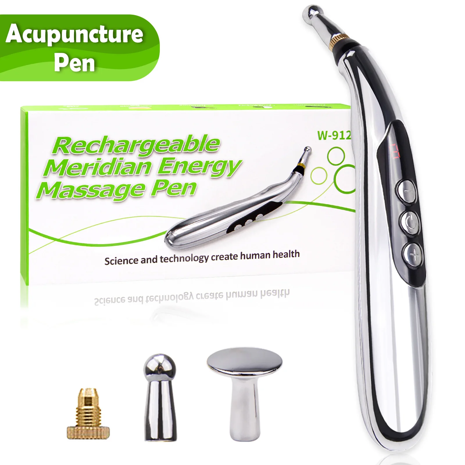 Acupuncture Pen Usb Rechargeable Electronic Acupuncture Meridian ...