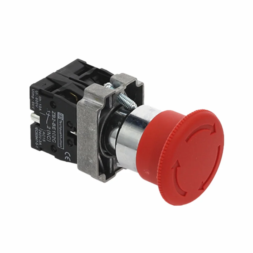 ZXHAO 22mm Mount Green & Red Momentary Push Button Switch & Red Self ...