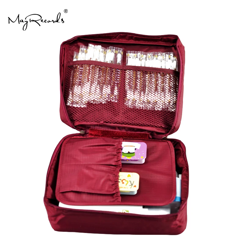 Free-Shipping-Wine-Red-Outdoor-Travel-First-Aid-Kit-Bag-Home-Small ...