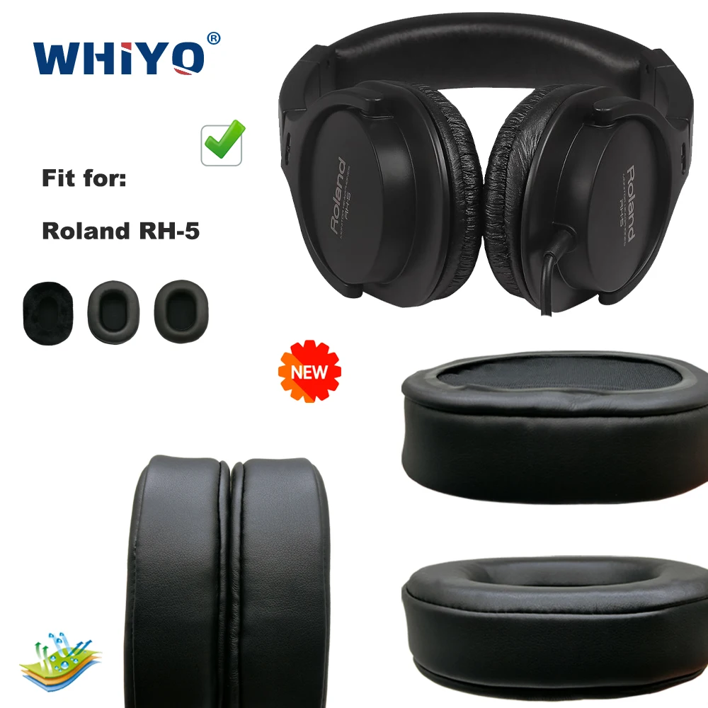 Replacement Ear Pads for Roland RH-5 RH5 RH 5 Headset Parts Leather ...