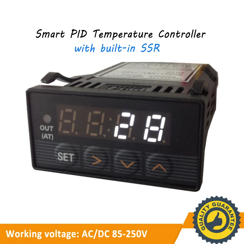 Qb-t7200 48*24mm Programmable Digital Pid Temperature Controller With Built-in 5a Solid State ...