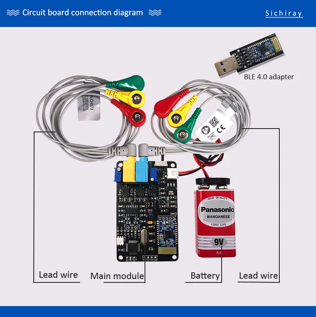 6-Channel EMG Muscle Sensor Module Serial Port, 56% OFF