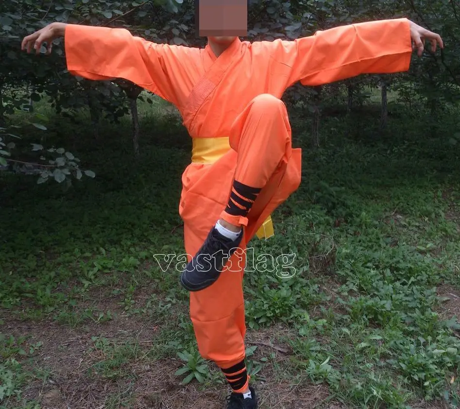 Top Quality100% Cotton Shaolin Monks Clothing Wushu Uniforms Martial ...