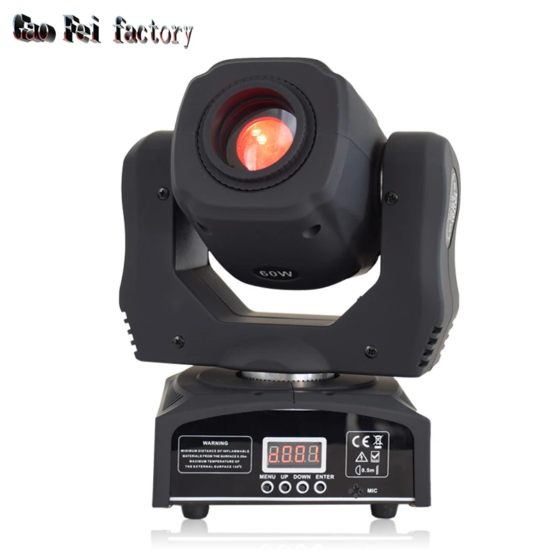 60W Mini Led Spot Moving Head Light Lyre Gobo Projector Mobile Lights ...