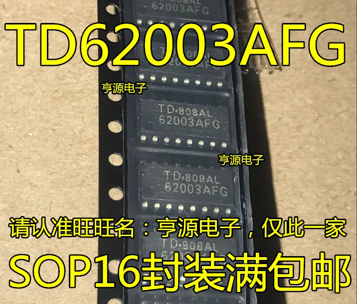 10 Pcs New Import Original Td62003 Td62003afg Afg Sop 62003-16 Driver ...