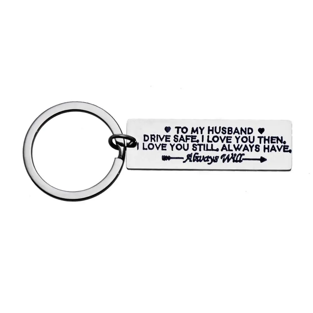 12PC To My Husband Drive Safe I Love You Keyring Charm Pendant Couples 12pc-to-my-husband-drive-safe-i-love-you-keyring-charm-pendant-couples