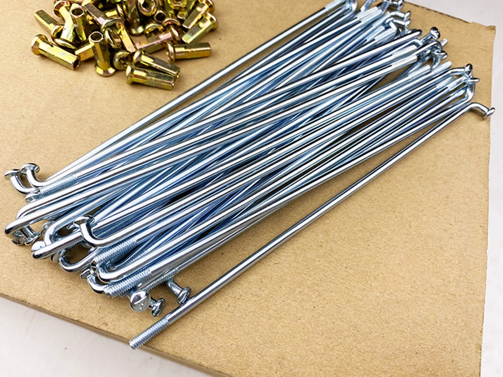 36pc/lot Motorcycle Spokes 3mm* 165/175mm/4.0x155/165/175mm Electric ...