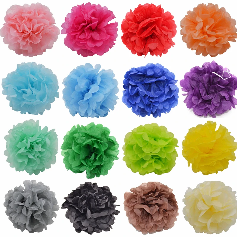5pcs-10-15-20-25-30cm-Tissue-Paper-Pompoms-Flower-Balls-Wedding ...