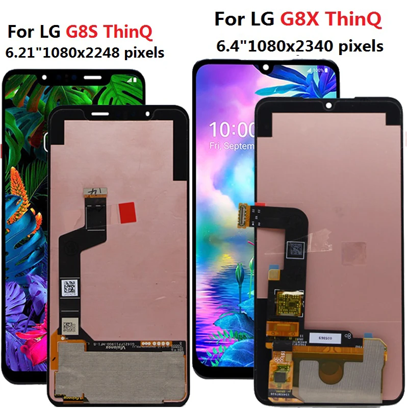 For Lg G8s Display Lmg810, Lm-g810, Lmg810eaw Touch For Lg G8x Screen ...