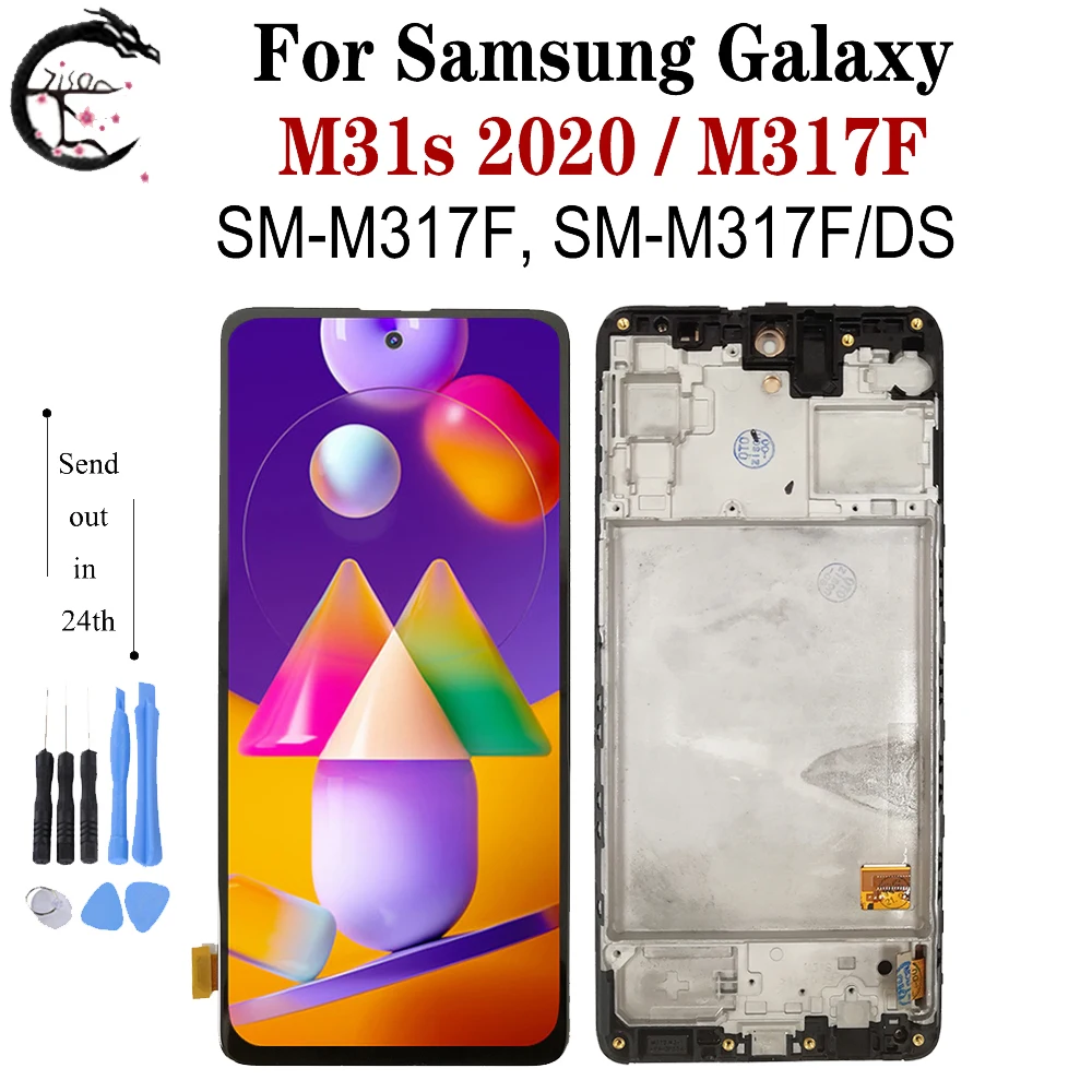 M317 LCD Display For Samsung Galaxy M31s M317F LCD With Frame SM-M317F ...