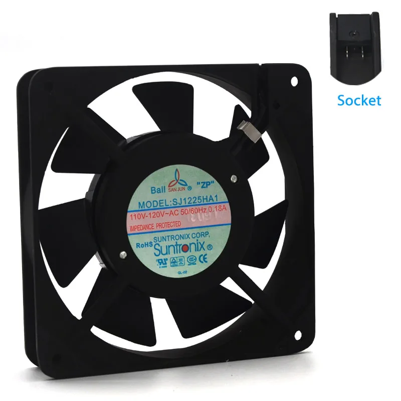 Axial 1225 Muffin Fan 115v 120v Ac 120mm X 25mm High Speed For Diy ...