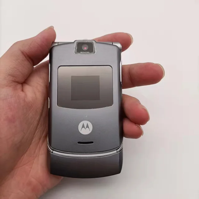 Original V3 Refurbished-Original Motorola Razr V3 GSM Quad Band Flip ...