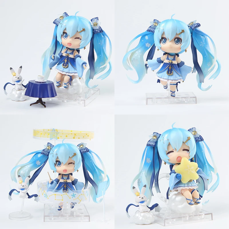10cm-Hatsune-Miku-Anime-Action-Figures-Smile-Snow-Princess-Multi ...