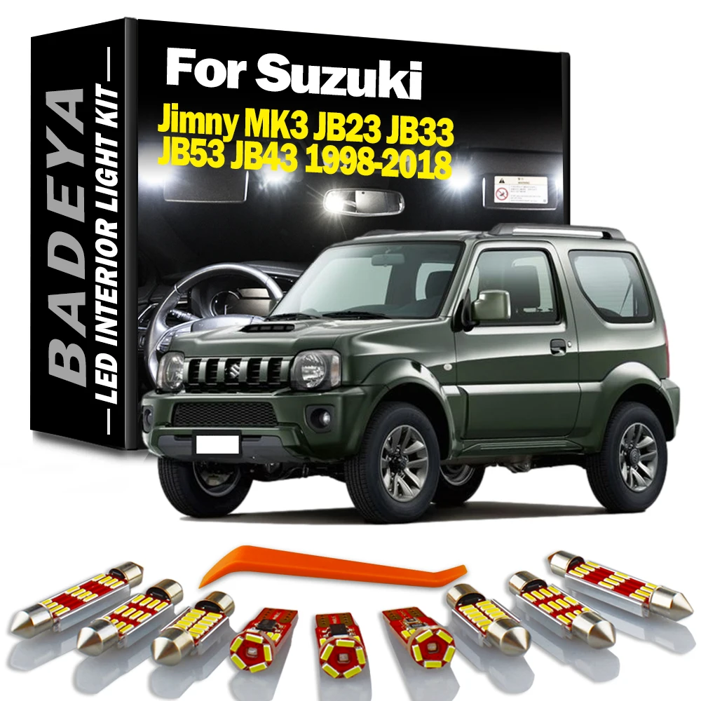 BADEYA-6Pcs-Canbus-LED-Interior-Light-Kit-For-Suzuki-Jimny-MK3-JB23 ...
