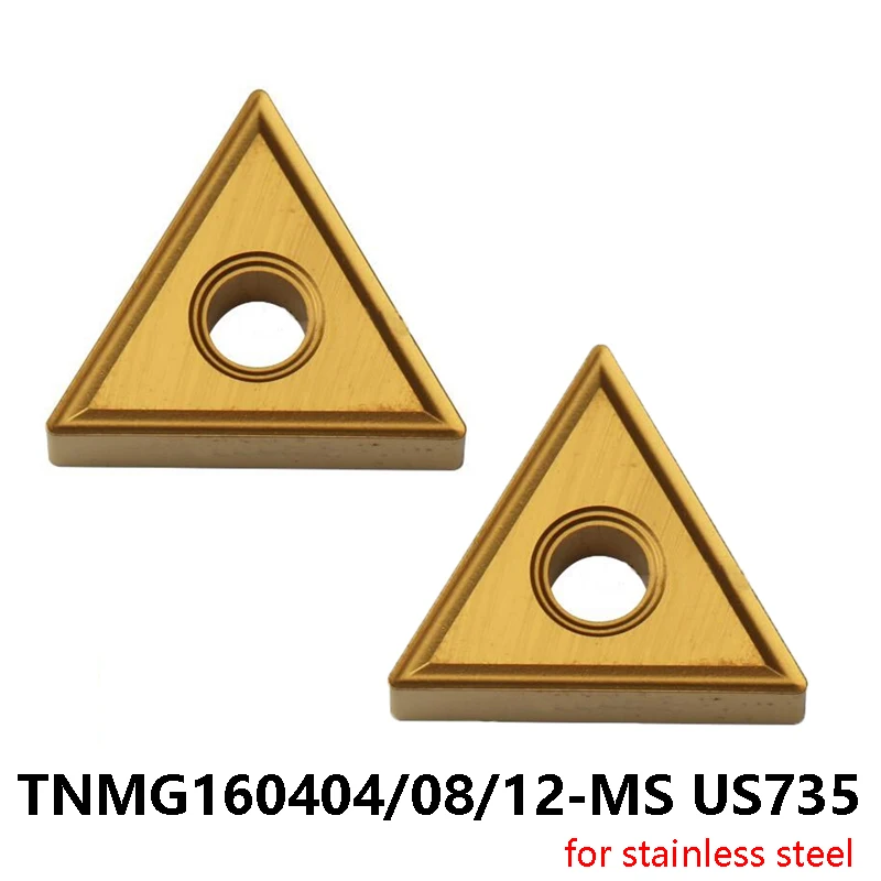 100% Original Inserts TNMG160408 TNMG160404 TNMG160412 MS US735 TNMG 160404 Carbide Inserts ...