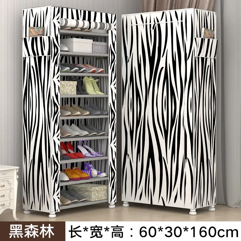 Shoe Rack Simple Multi layer Household Dust proof Assembly Bedroom Shoe ...