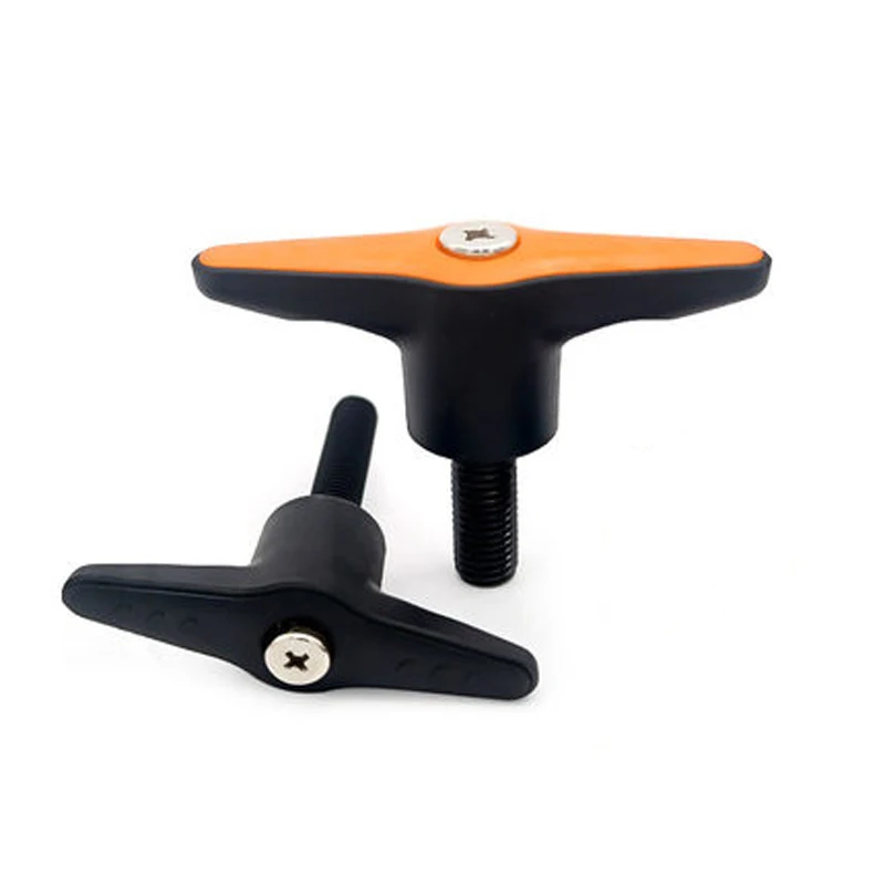 2pcs M8 T Shaped Adjustable Tight Handle Screws Bolts Tighten Hand ...