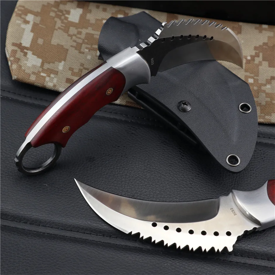 LCM66 tactical karambit High-end DC53 steel scorpion claw knife outdoor ...