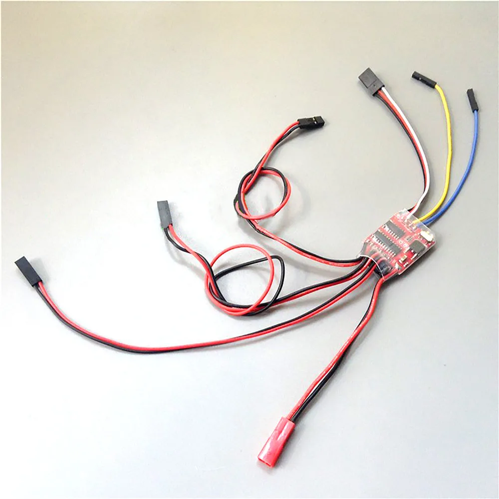 전문 1.8A 3CH 양방향 브러쉬 ESC 5V 1.5A BEC 전기 속도 컨트롤러 1/35 RC 탱크 터렛 회전 액세서리