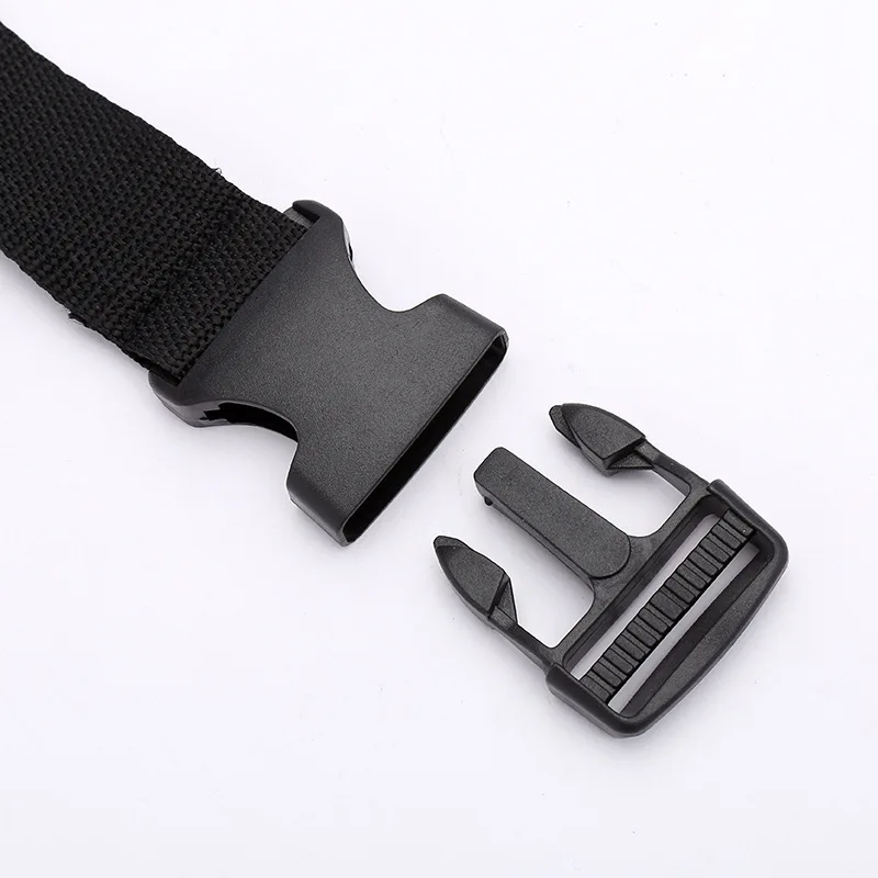 5PCS Black Plastic Webbing Strapping Buckle Clips Adjuster Quick Side ...