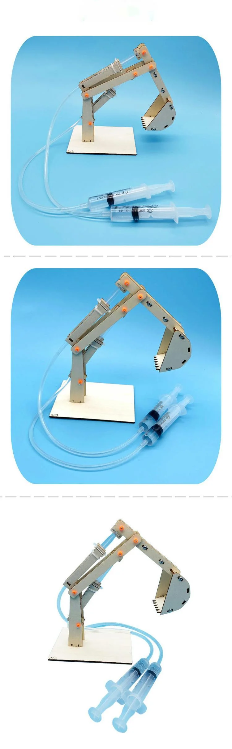 DIY Stem Needle Tube Excavator Model Kit - Mon Science