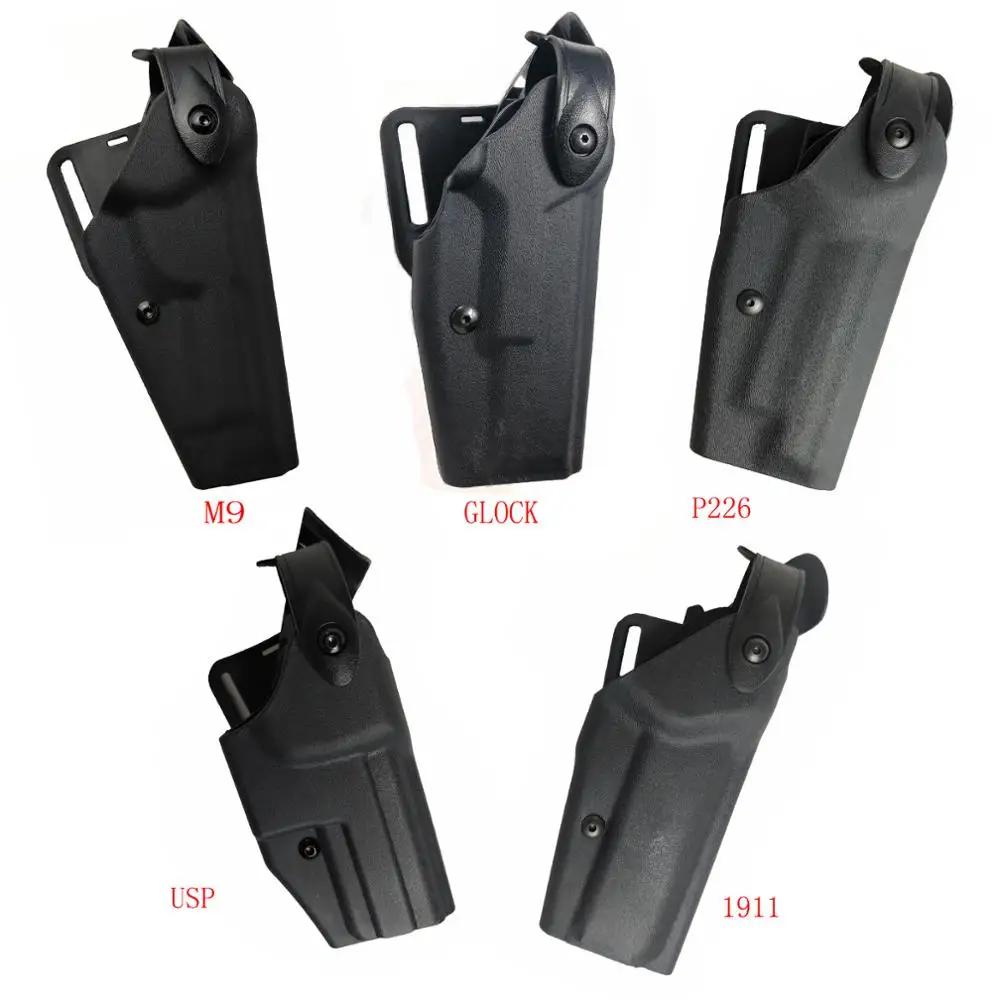 Coldre de arma tática para caça, pistola direita, cinto, coldre militar ...